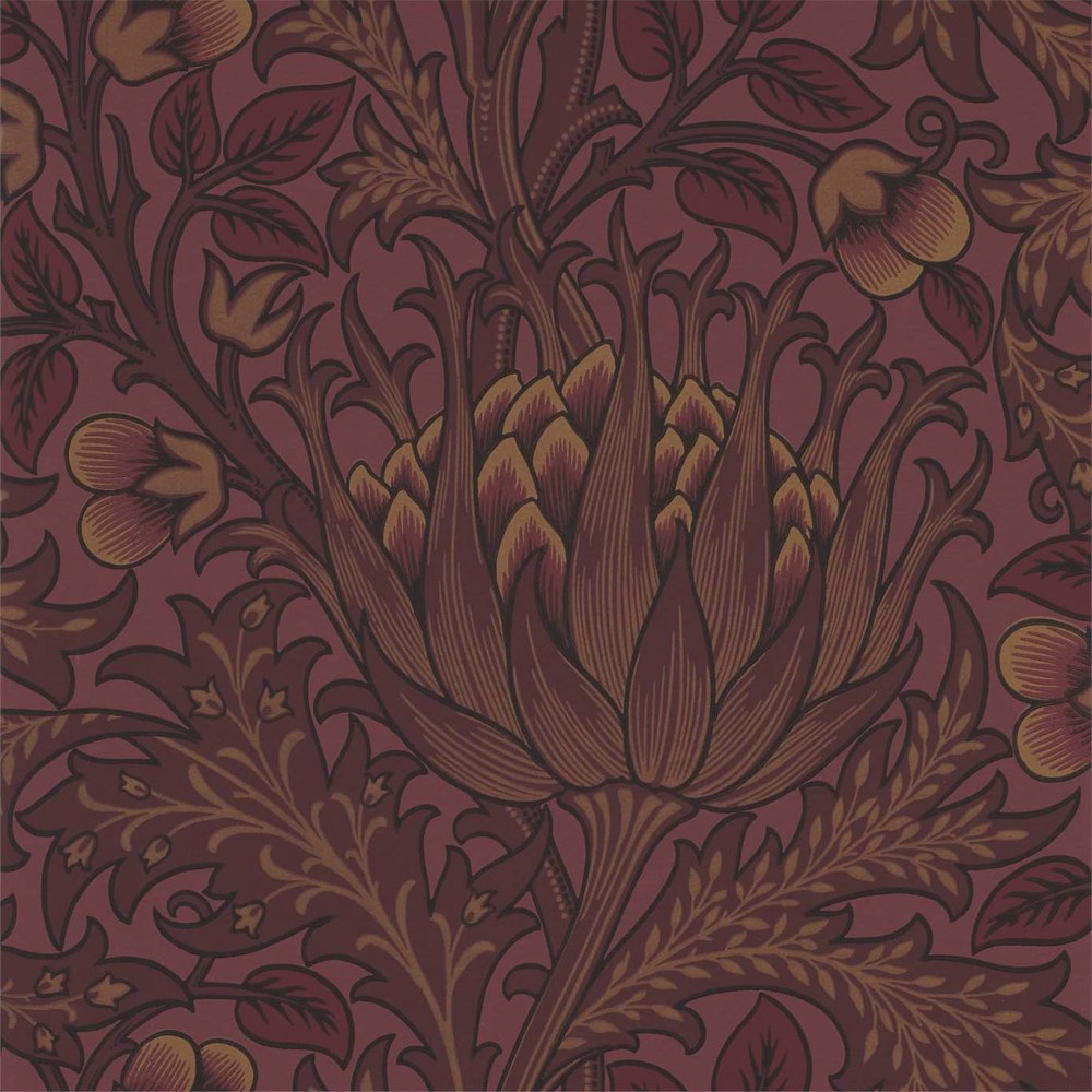 Englische Landhaustapete ARTICHOKE WINE von WILLIAM MORRIS | ARTE FRESCA Englische Landhaustapete ARTICHOKE WINE von WILLIAM MORRIS | ARTE FRESCA